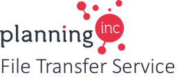 Planning-inc File Transfer Services - Login